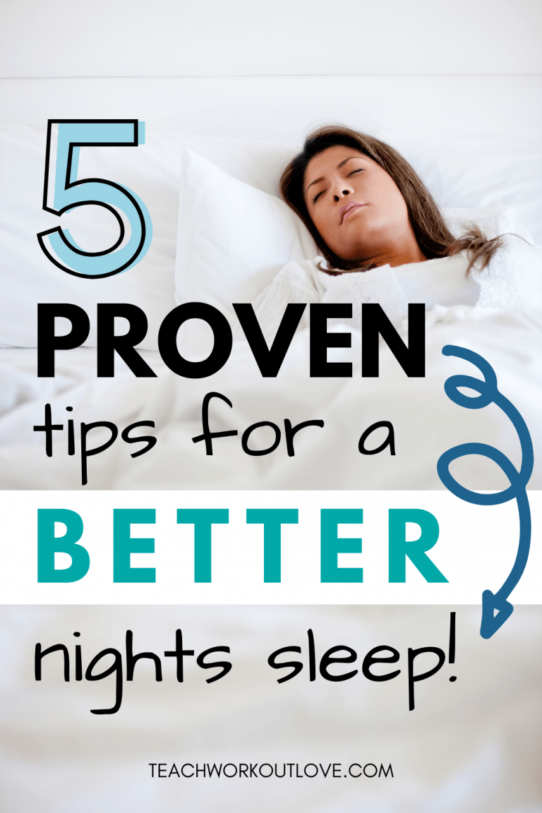 5 Proven Tips for a Better Night’s Sleep | TWL Working Moms