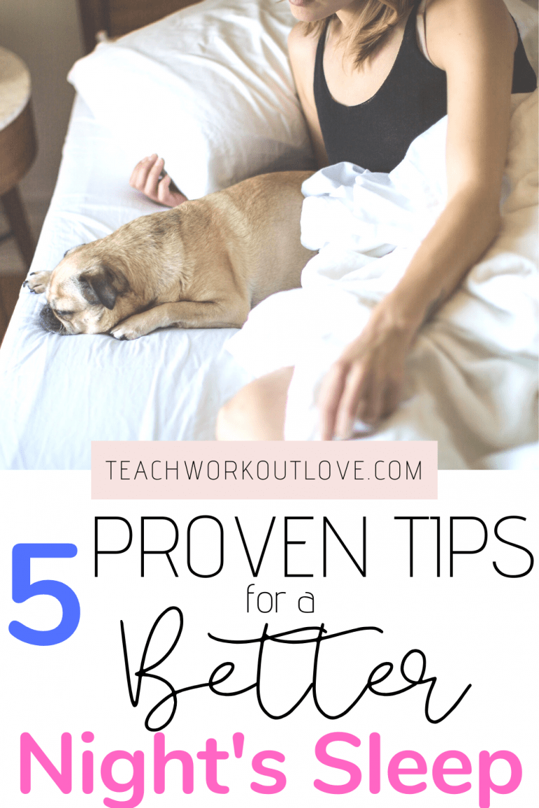 5 Proven Tips for a Better Night’s Sleep | TWL Working Moms