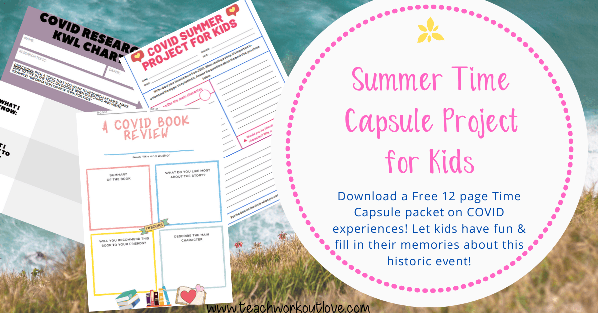 Thanks For Subscribing - Printable Capsule Project For Kids - Teach ...