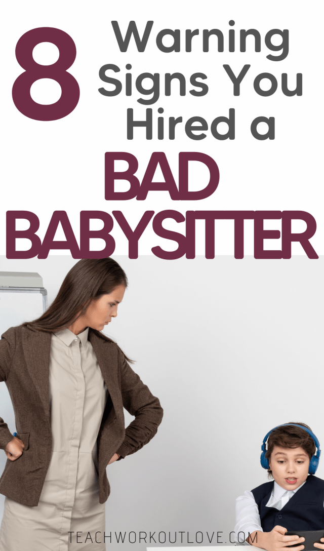 8 Warning Signs that You Hired a Bad Babysitter | TWL